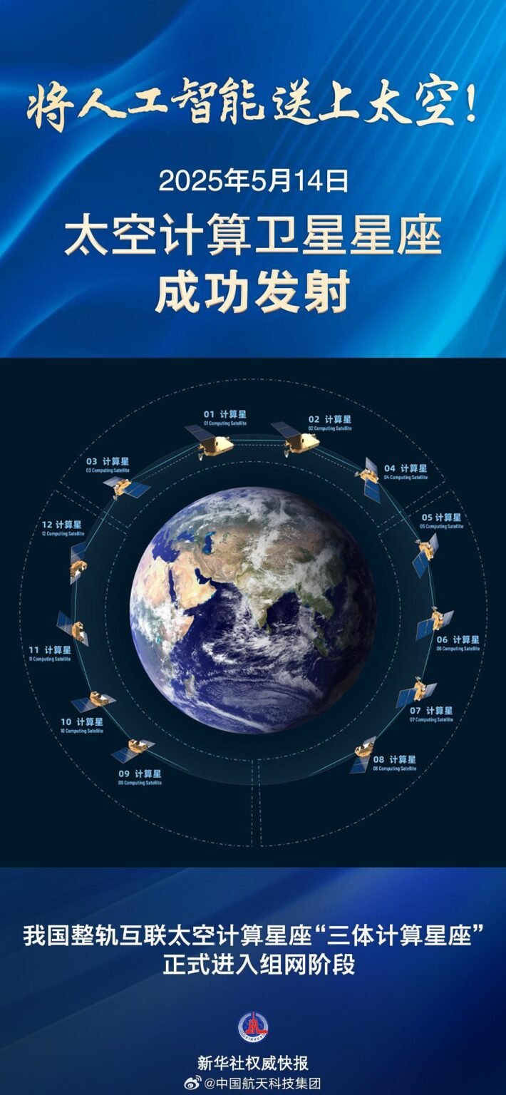 China lança constelação Taikong Jisuan